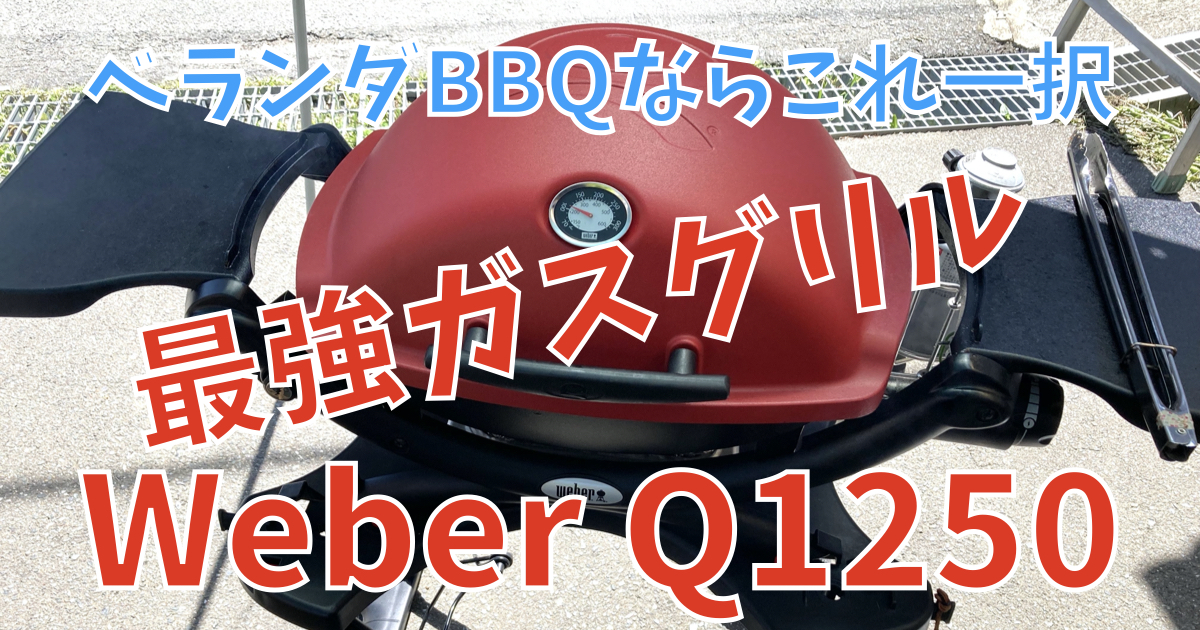 Weber Q1250 かゆいところに手が届くレビュー - 児童書ナビ たっちゃんブログ